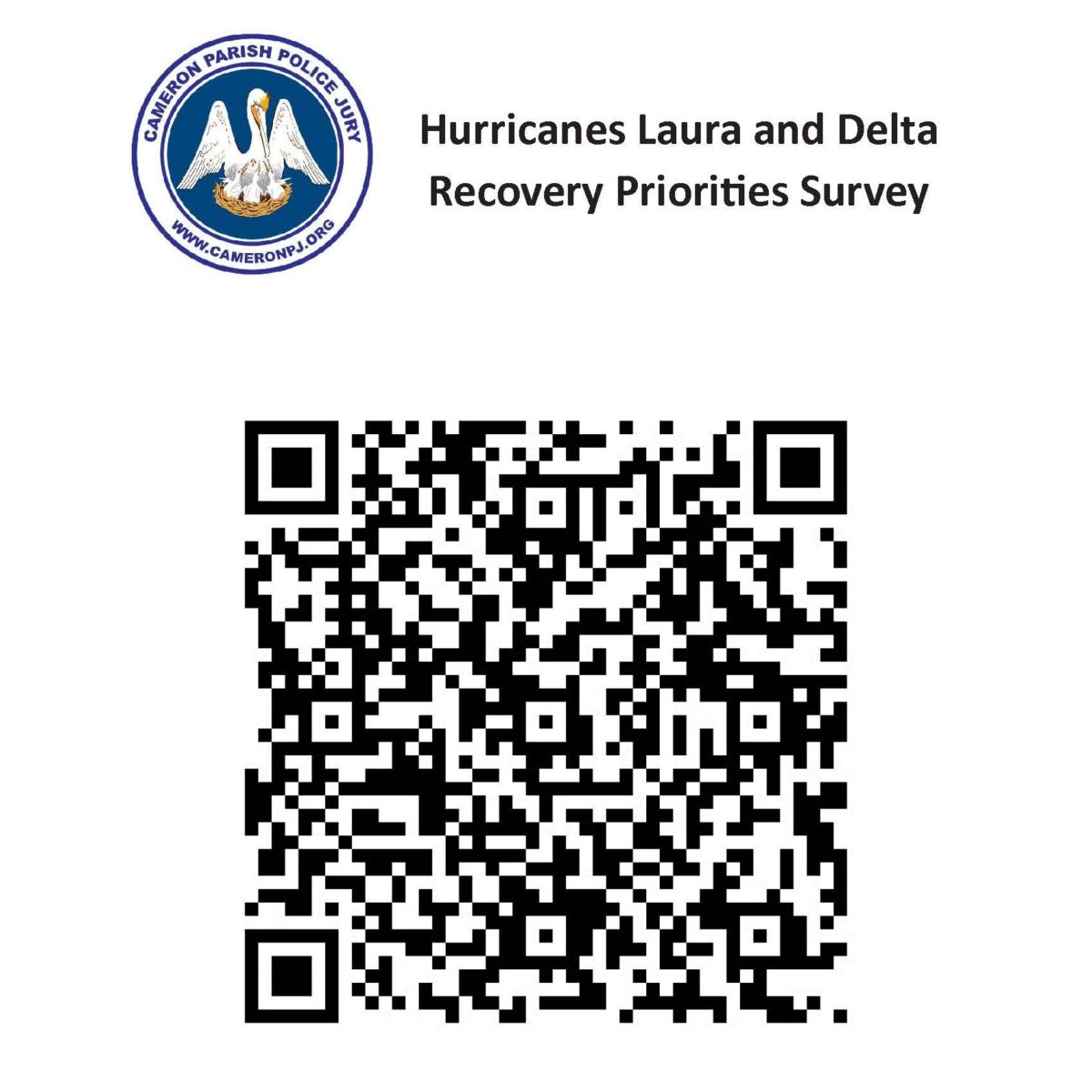 QR Code - Hurricanes Laura and Delta Recovery Priorities Survey ...